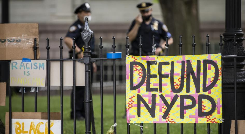 Calls to Defund Police Clash With Push to Have Officers Enforce COVID ...