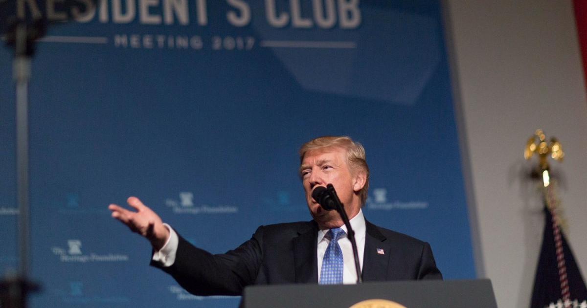 Trump Administration Embraces Heritage Foundation Policy ...